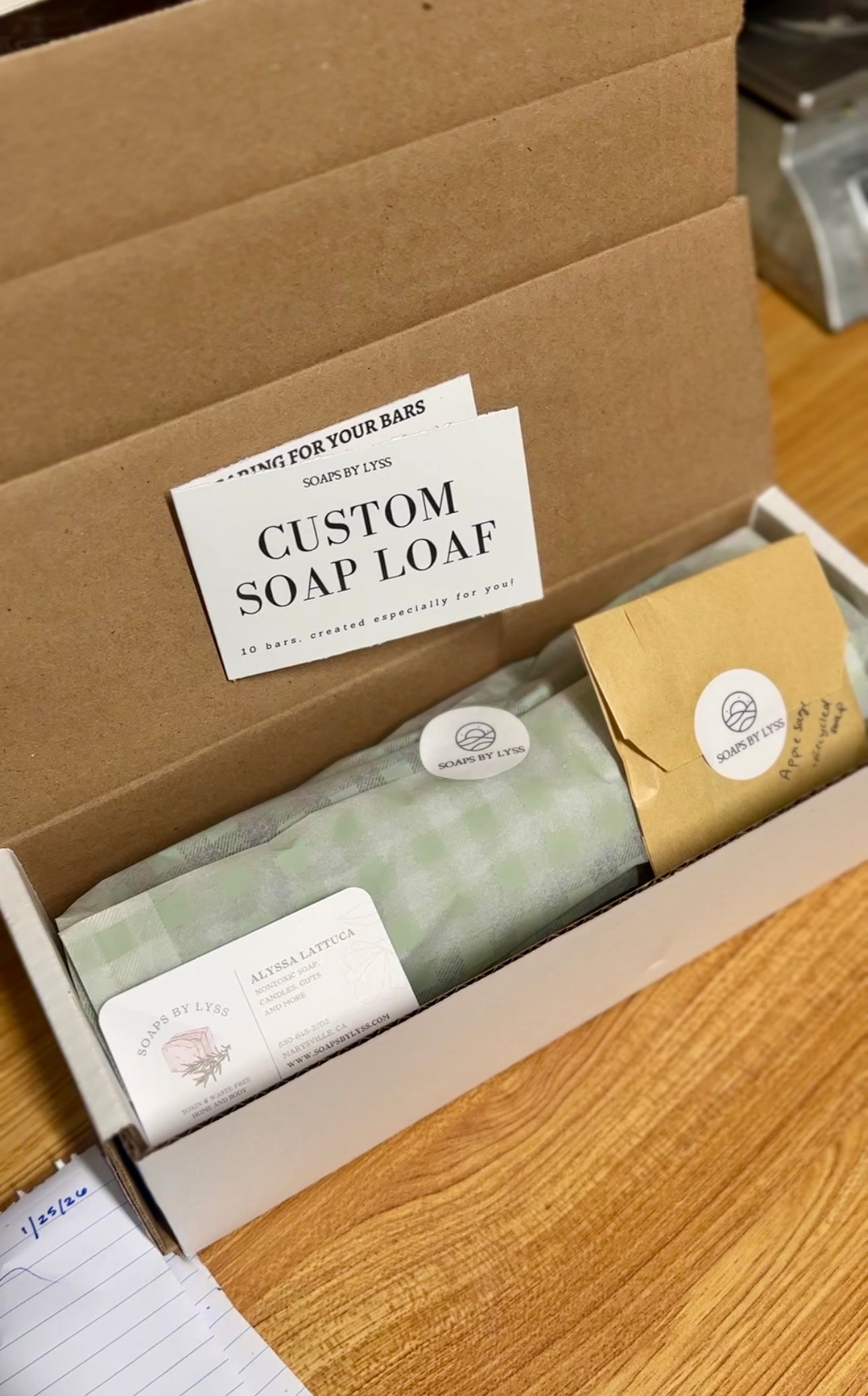 Custom Soap Loaf (10 Bars) – Soaps by Lyss